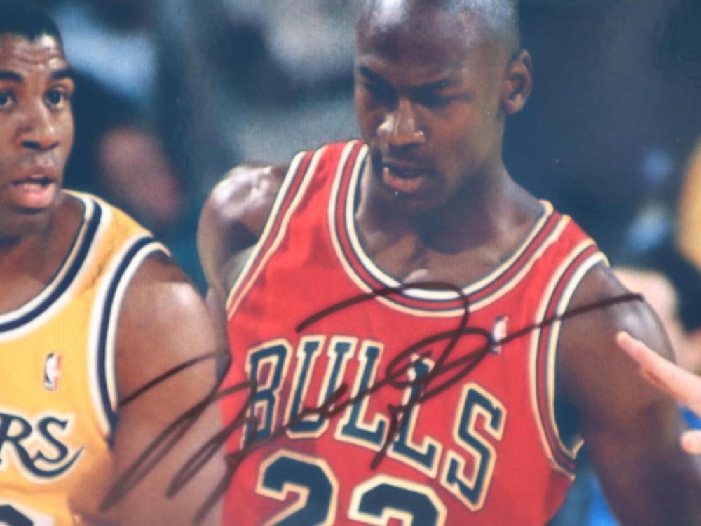 Michael Jordan | Michael Jordan And Magic Johnson | MutualArt
