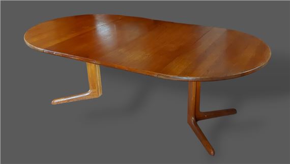 Niels Otto Møller | an extending dining table with shaped supports and ...