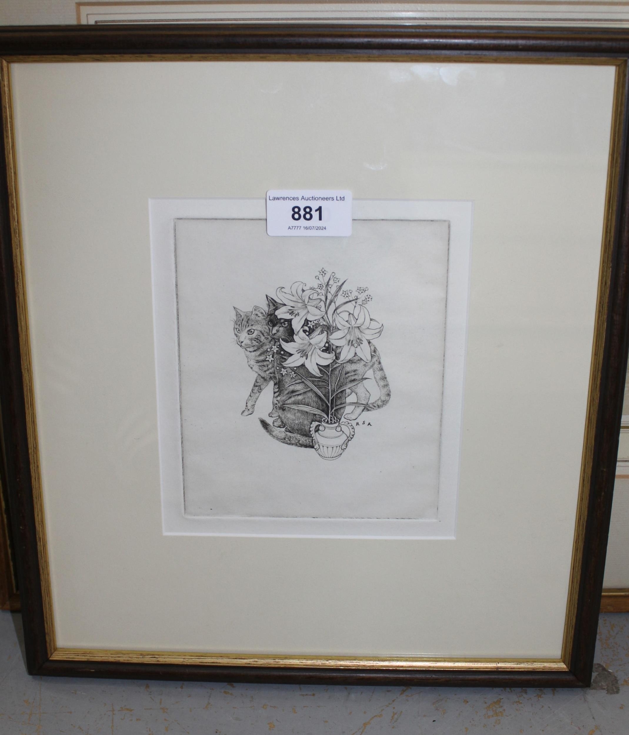 Robert Sargent Austin | Cats and Lilies | MutualArt