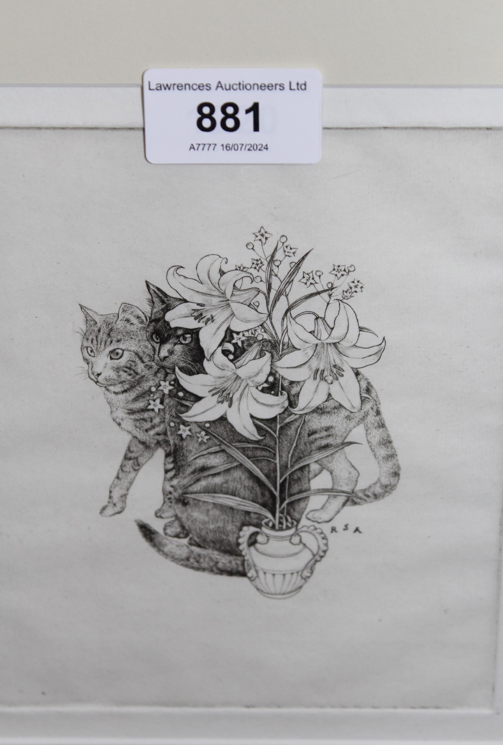 Robert Sargent Austin | Cats and Lilies | MutualArt