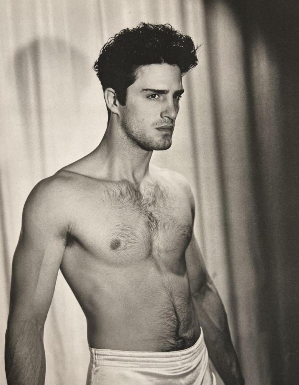 Bruce Weber | Bruce Weber, Shirtless muscular portrait, 1988 (1988) | MutualArt