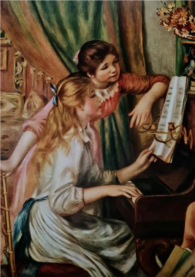 Pierre-Auguste Renoir | Renoir, At the Piano, 1892 (1841) | MutualArt
