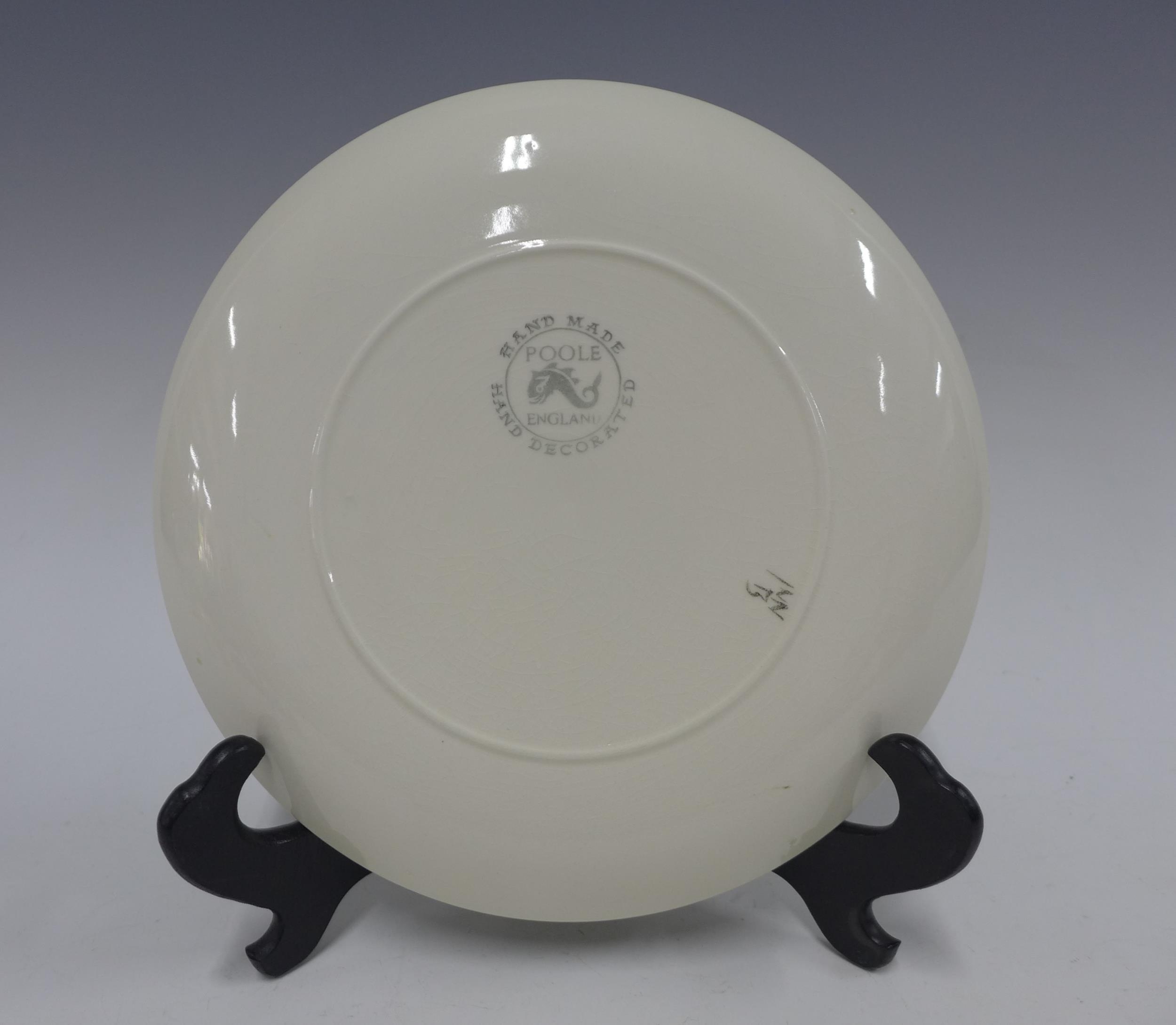 Poole Pottery | Mid Century Poole pottery Feather Drift plate | MutualArt