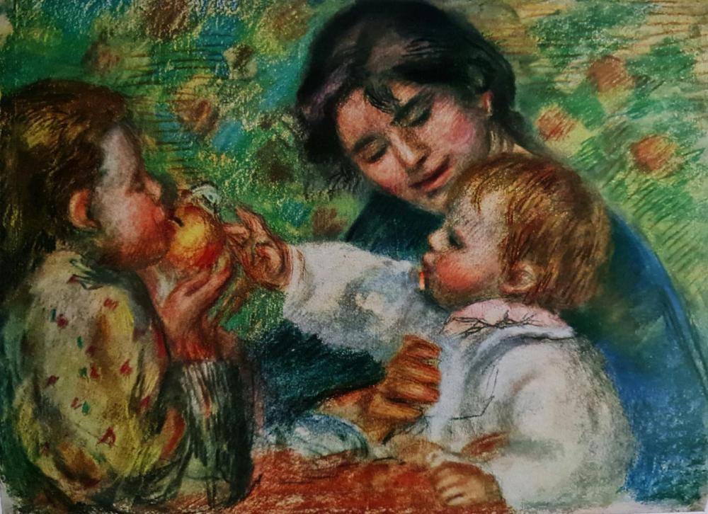 Pierre-Auguste Renoir | Renoir, Gabrielle and her Children, 1894 (1841 ...
