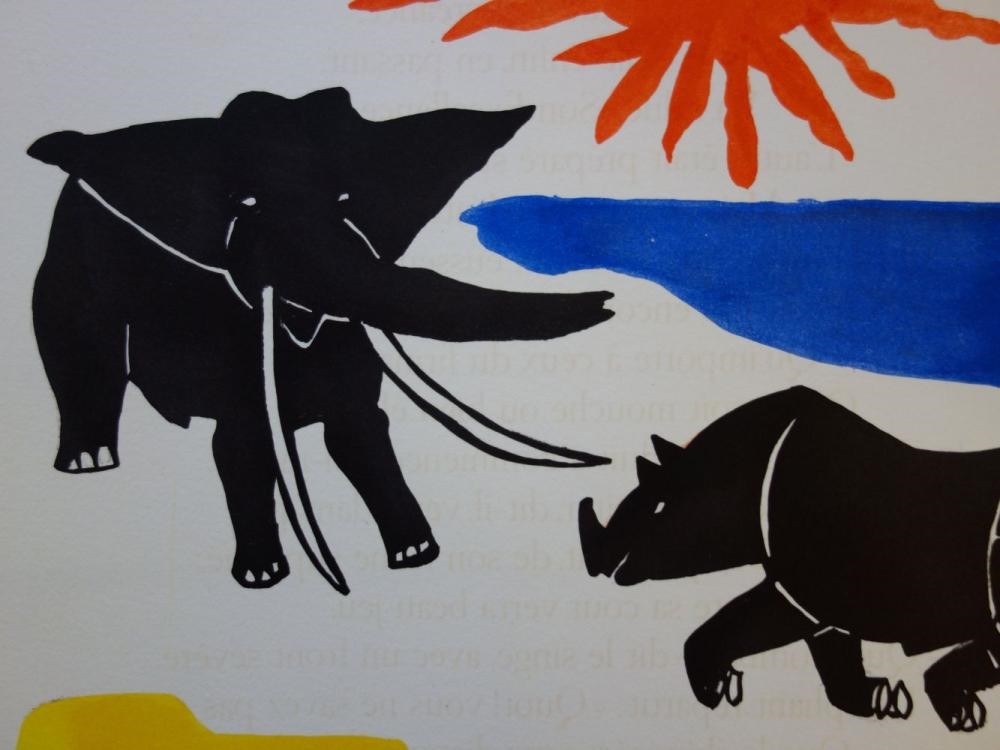 Alexander Calder | Alexander CALDER - The elephant and the rhino (1966 ...
