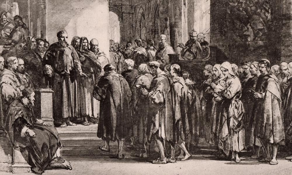 George Cattermole | A Scene of Monastic Life (1888) | MutualArt