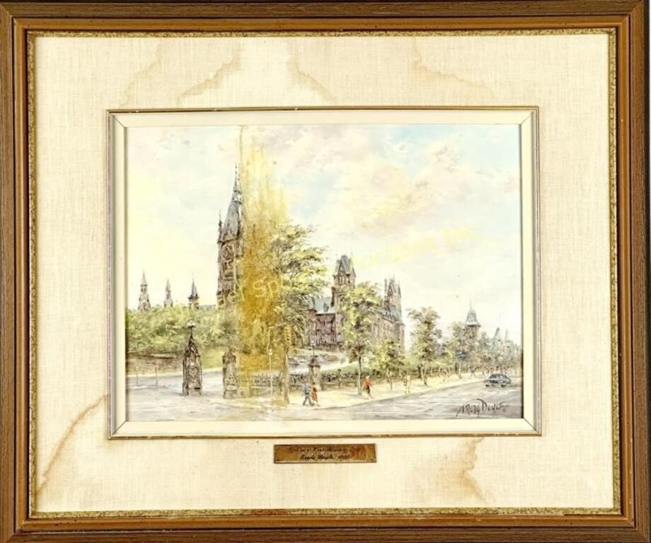 Trudy Doyle | TRUDY DOYLE - OIL ON CANVAS PANEL (1985) | MutualArt