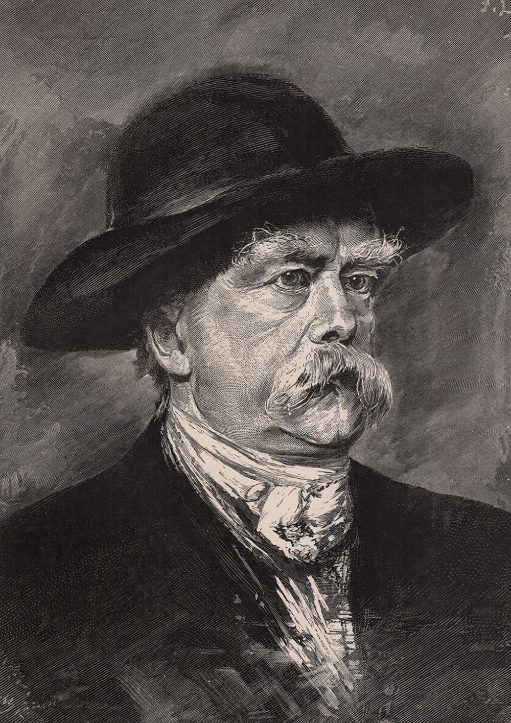 Franz Seraph von Lenbach | Portrait of Otto Fürst Bismarck (1887 ...