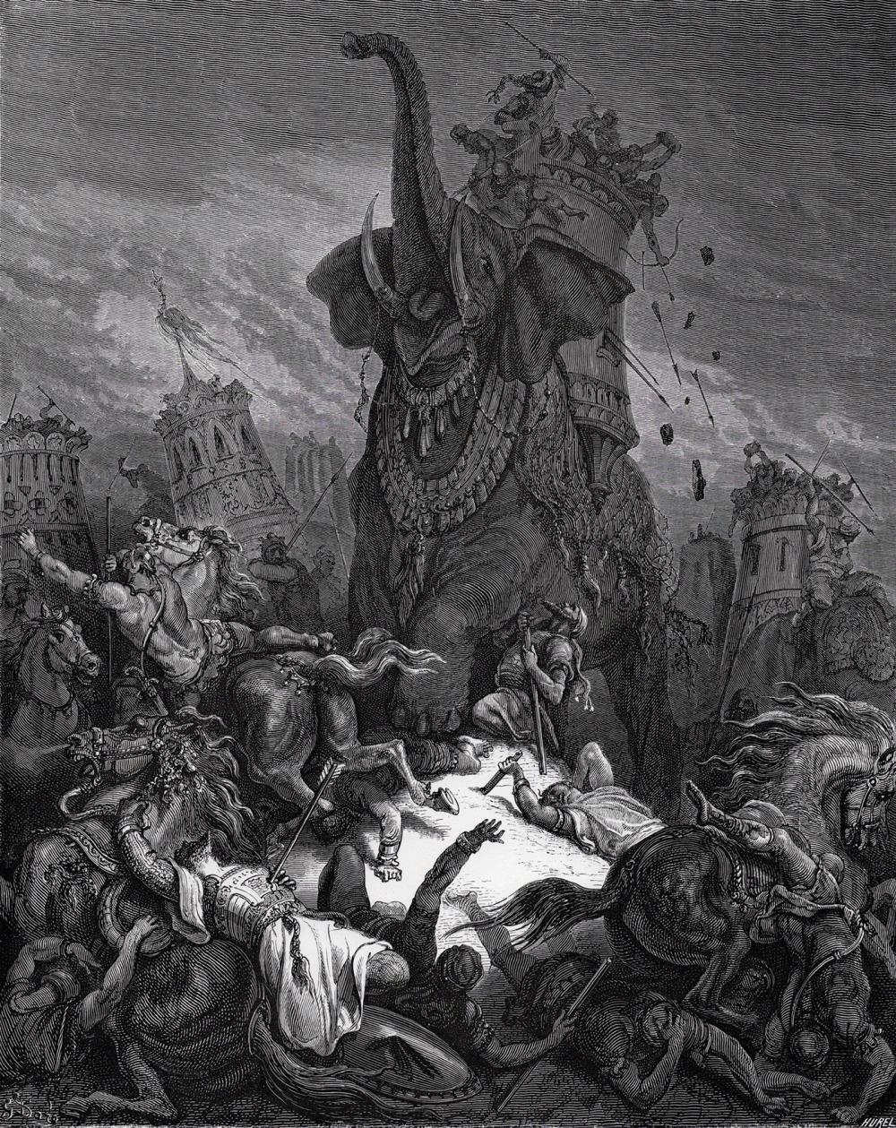 Gustave Doré | The Death of Eleazar (from Dore's Bible) (Circa 1880 ...
