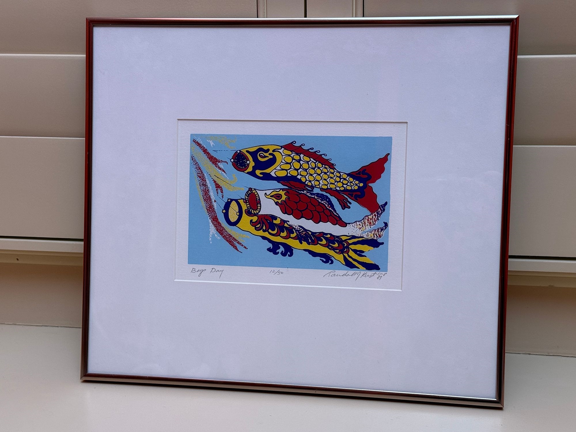 Randall J. Kust | Randall Kust “Boy’s Day” Pencil Signed Serigraph ...