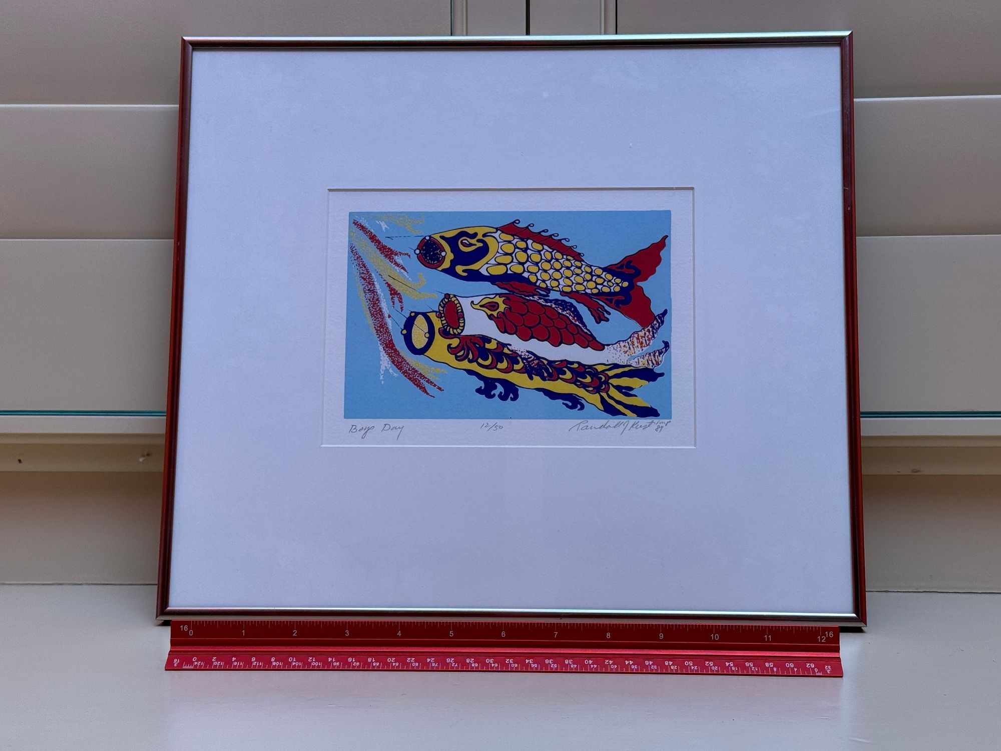 Randall J. Kust | Randall Kust “Boy’s Day” Pencil Signed Serigraph ...