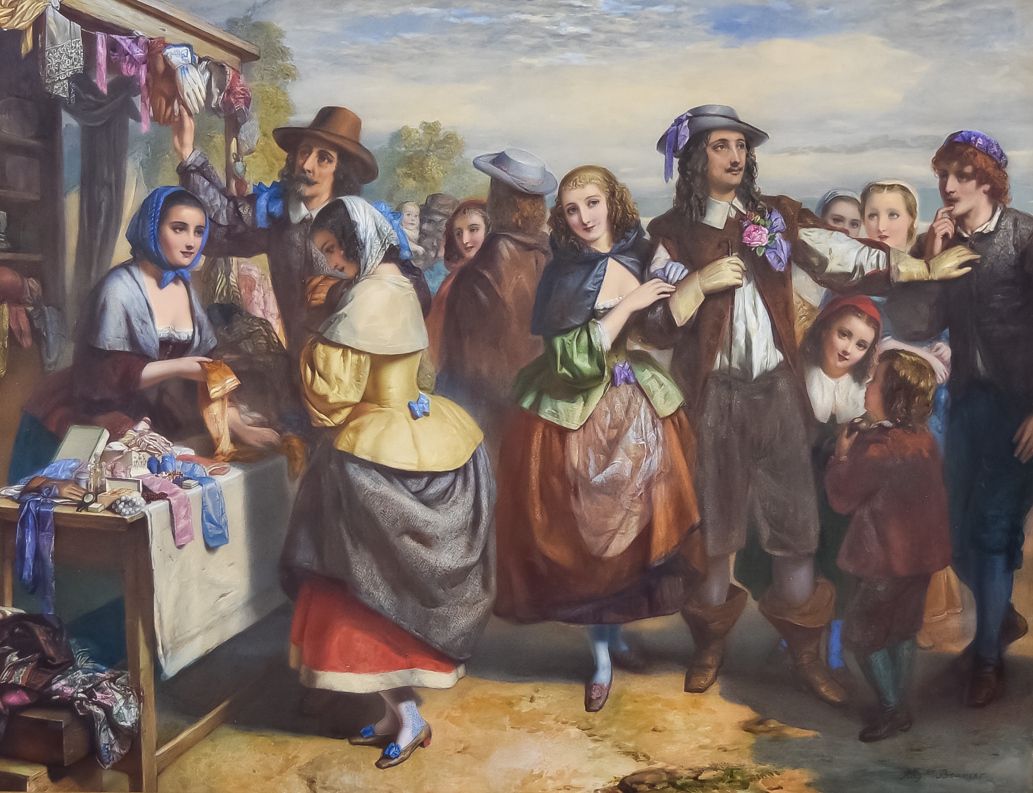 Augustus Jules Bouvier | 'Hunt the Slipper' (1856) | MutualArt