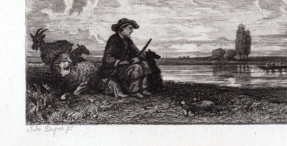 Jules Dupré | The Shepherd (Circa 13) | MutualArt