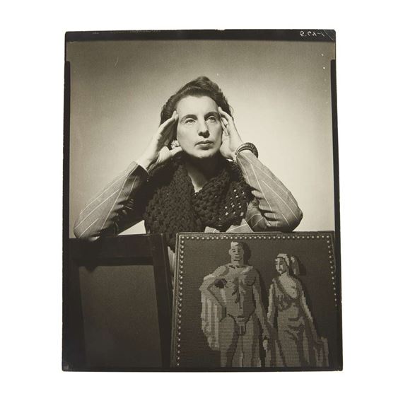 George Platt Lynes | LADY BETWEEN TWO CHAIRS (PORTRAIT OF KAY BOYLE ...
