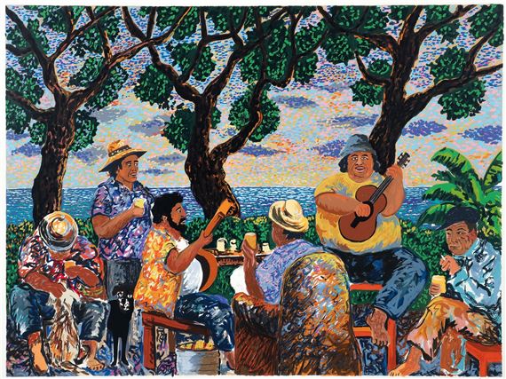Guy Buffet | Guy Buffet Pau Hana Signed Serigraph Hawaii (Circa 1990s ...