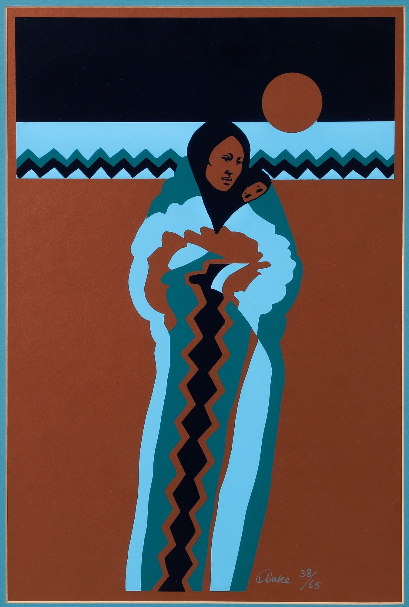 Anke van Dun | Pair of Anke van Dun Signed Serigraphs (1982) | MutualArt