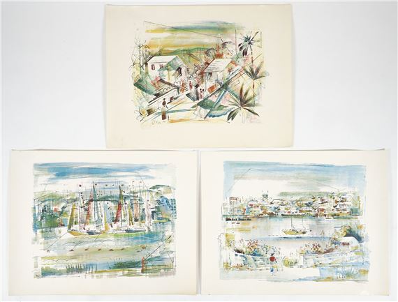 Alfred Birdsey | Alfred Birdsey 3 Signed Prints of Bermuda | MutualArt