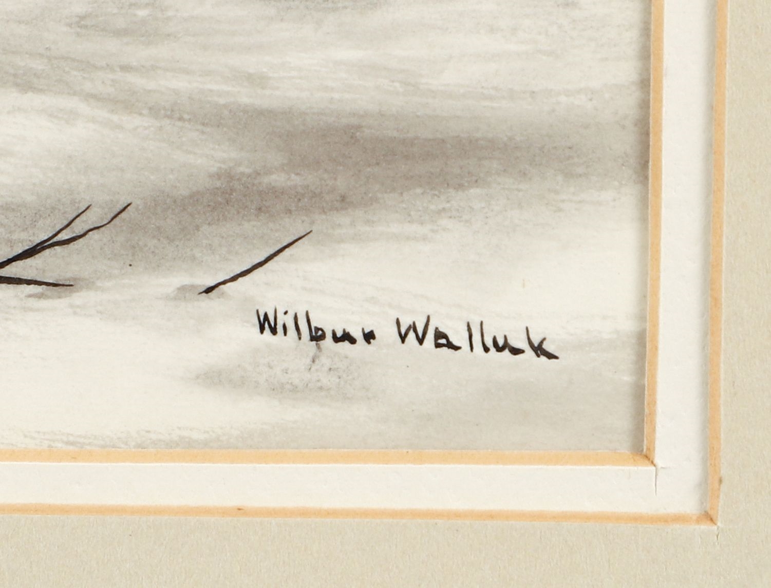 Wilbur Wright Walluk | 2 framed Wilbur Walluk Alaska Landscapes with ...