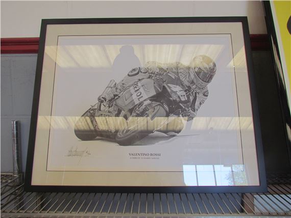 Alan Stammers | Valentino Rossi, a Tribute to Barry Sheene | MutualArt