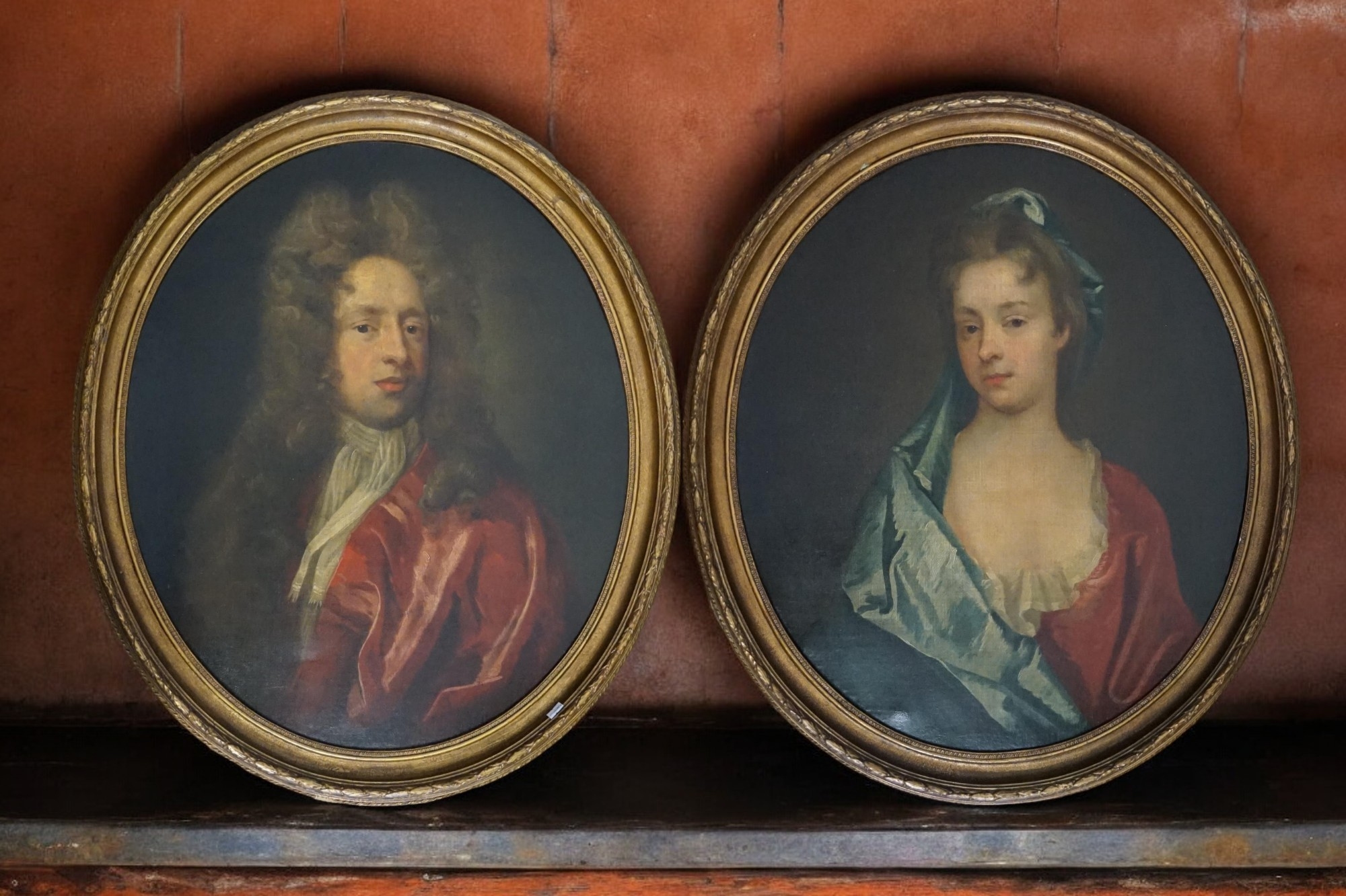 Godfrey Kneller | 2 works: Portrait of King William III, half-length ...