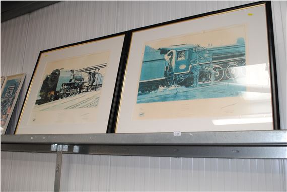David Hall-Green | two limited edition railway prin | MutualArt