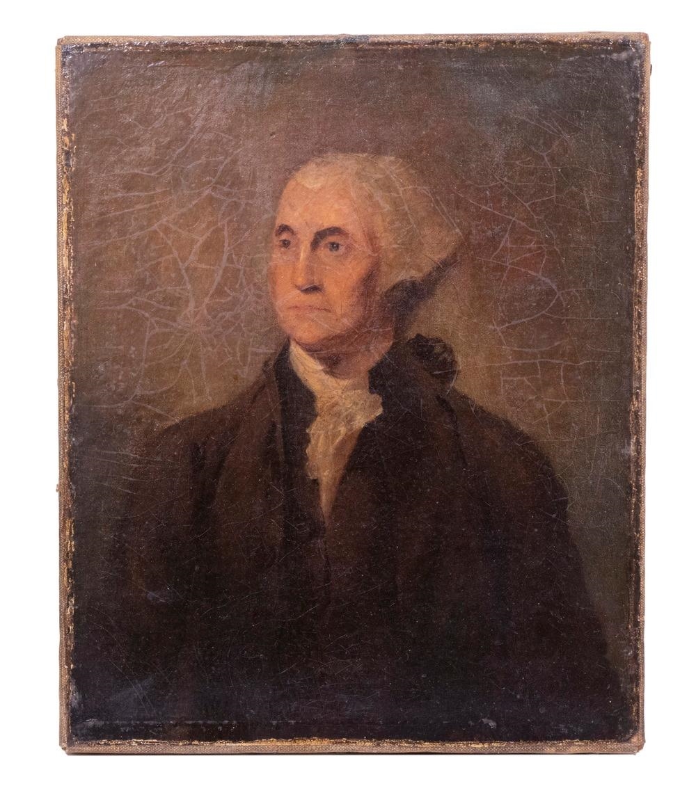 Georges Washington | PORTRAIT OF GEORGE WASHINGTON (Early 19) | MutualArt