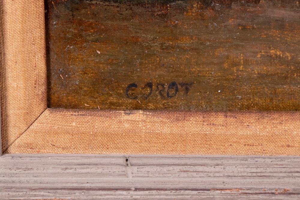 Jean Baptiste Camille Corot | Roman Bridge Ruins | MutualArt