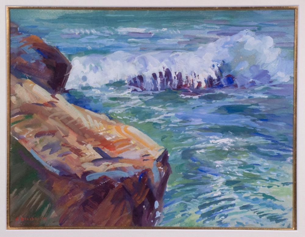Cadwallader Lincoln Washburn | White Caps on Granite Coast | MutualArt