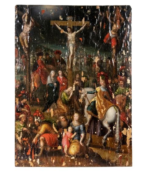 Flemish School, 16th Century | The Fall of Troy | MutualArt