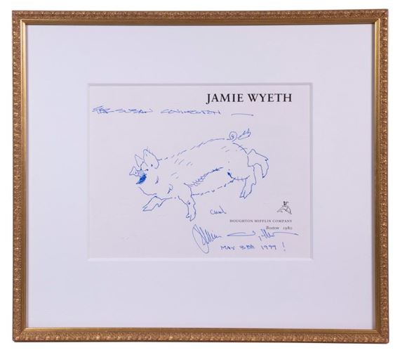 Jamie Wyeth | Dancing Pig (1999) | MutualArt