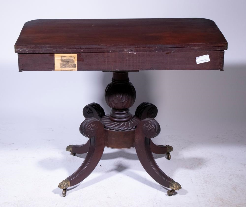 Duncan Phyfe | FEDERAL DUNCAN PHYFE FORM CARD TABLE (19) | MutualArt