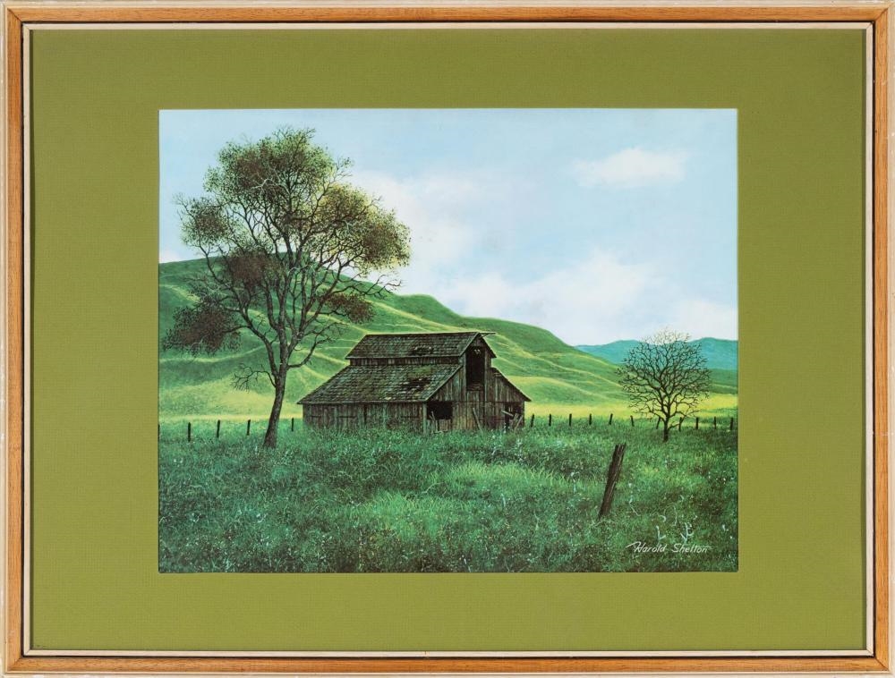 Harold Shelton | Abandoned American barn (1918 - 1999) | MutualArt