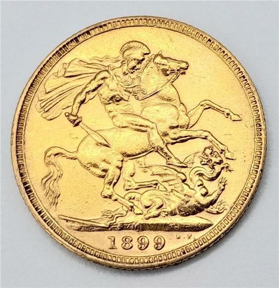 Queen Victoria | An 1899 Queen Victoria 22K Gold Full Sovereign (1899) | MutualArt