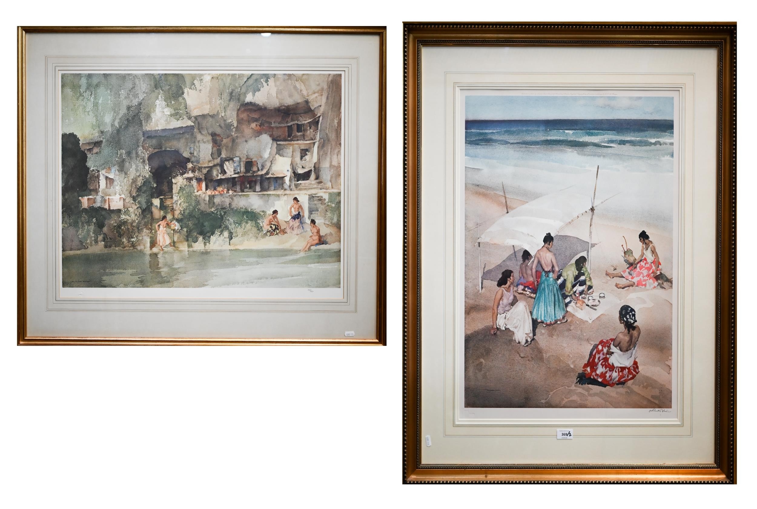 Russell Flint | Gitanas at La Galeria; Spanish Girls Bathing | MutualArt