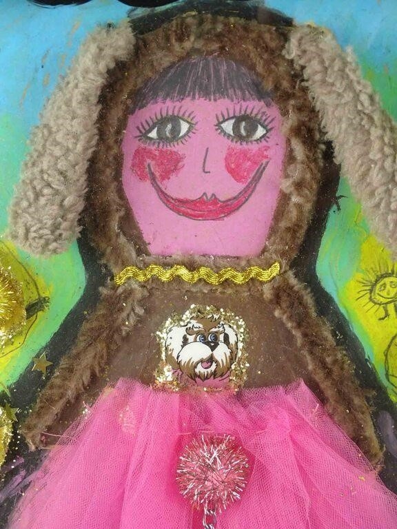 Donna Collins | Poppy Puppy Garden. | MutualArt