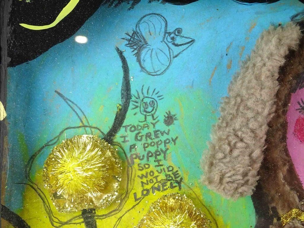 Donna Collins | Poppy Puppy Garden. | MutualArt