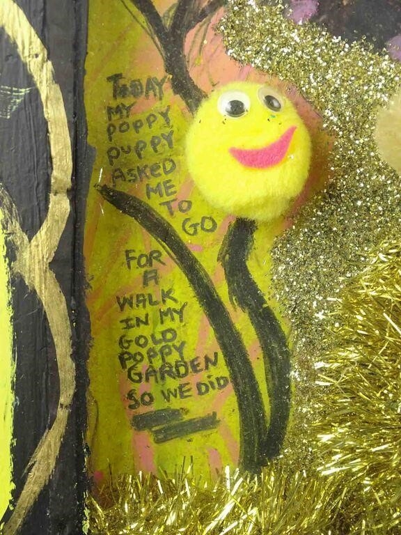 Donna Collins | Poppy Puppy Garden. | MutualArt