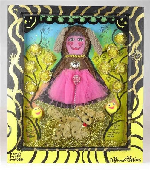 Donna Collins | Poppy Puppy Garden. | MutualArt