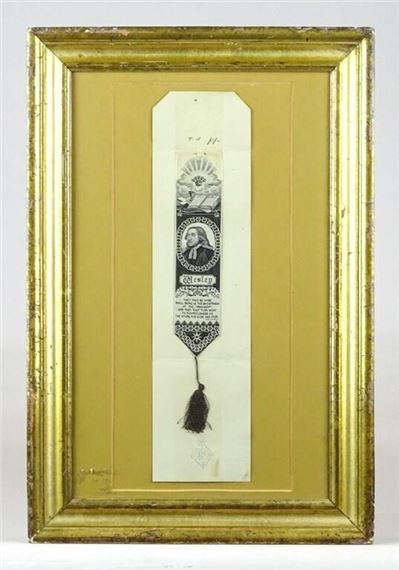 John Wesley | Stevensgraph Bookmark (19) | MutualArt