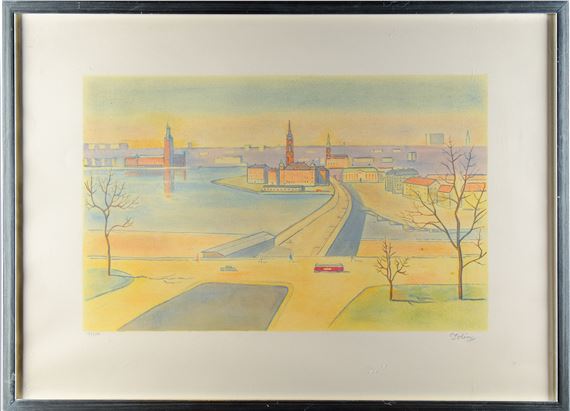 Einar Jolin | 73 Einar Jolin 1890-1976 Färglitografi | MutualArt