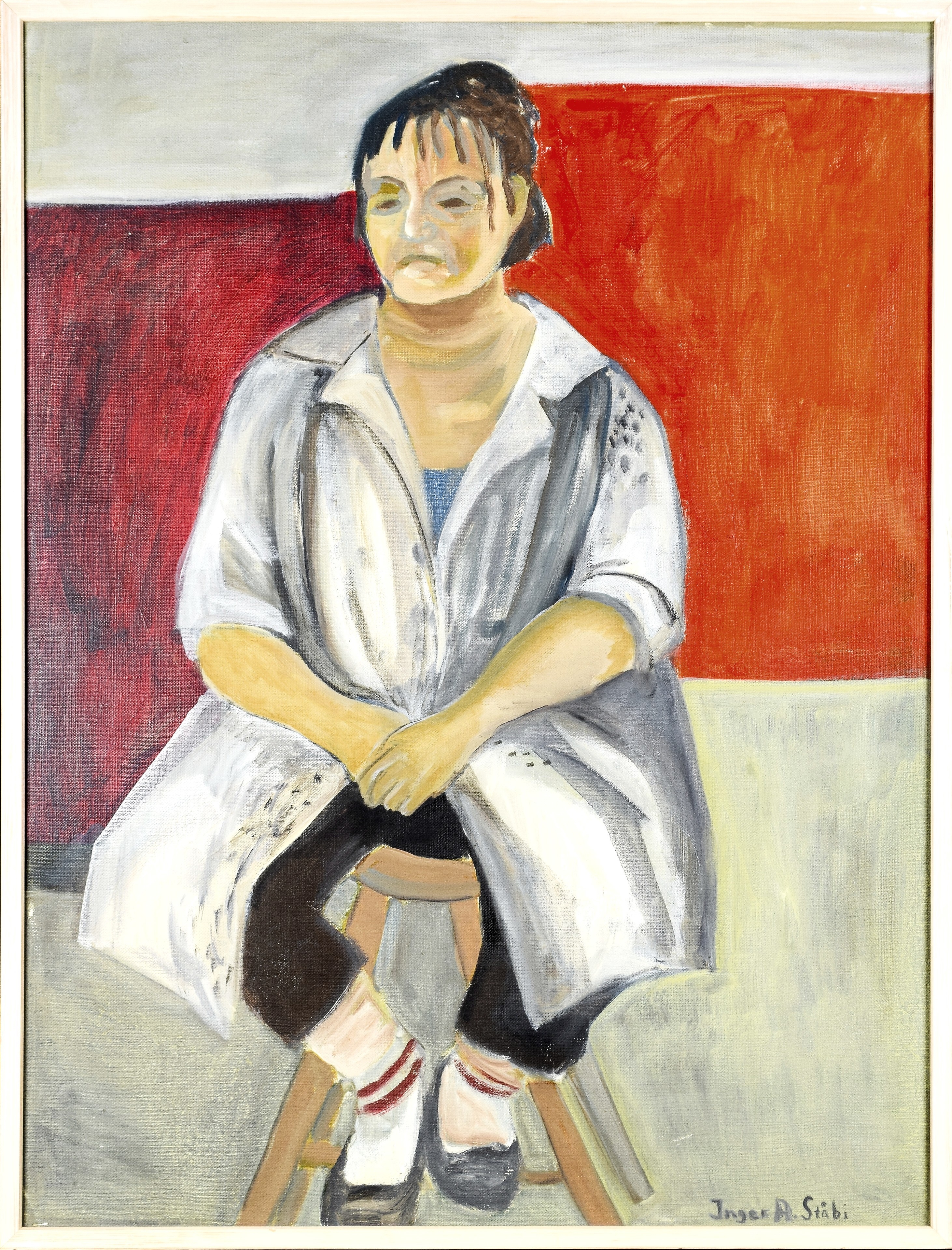 Inger Ståbi | 125 Inger Ståbi Olja på duk (1948) | MutualArt