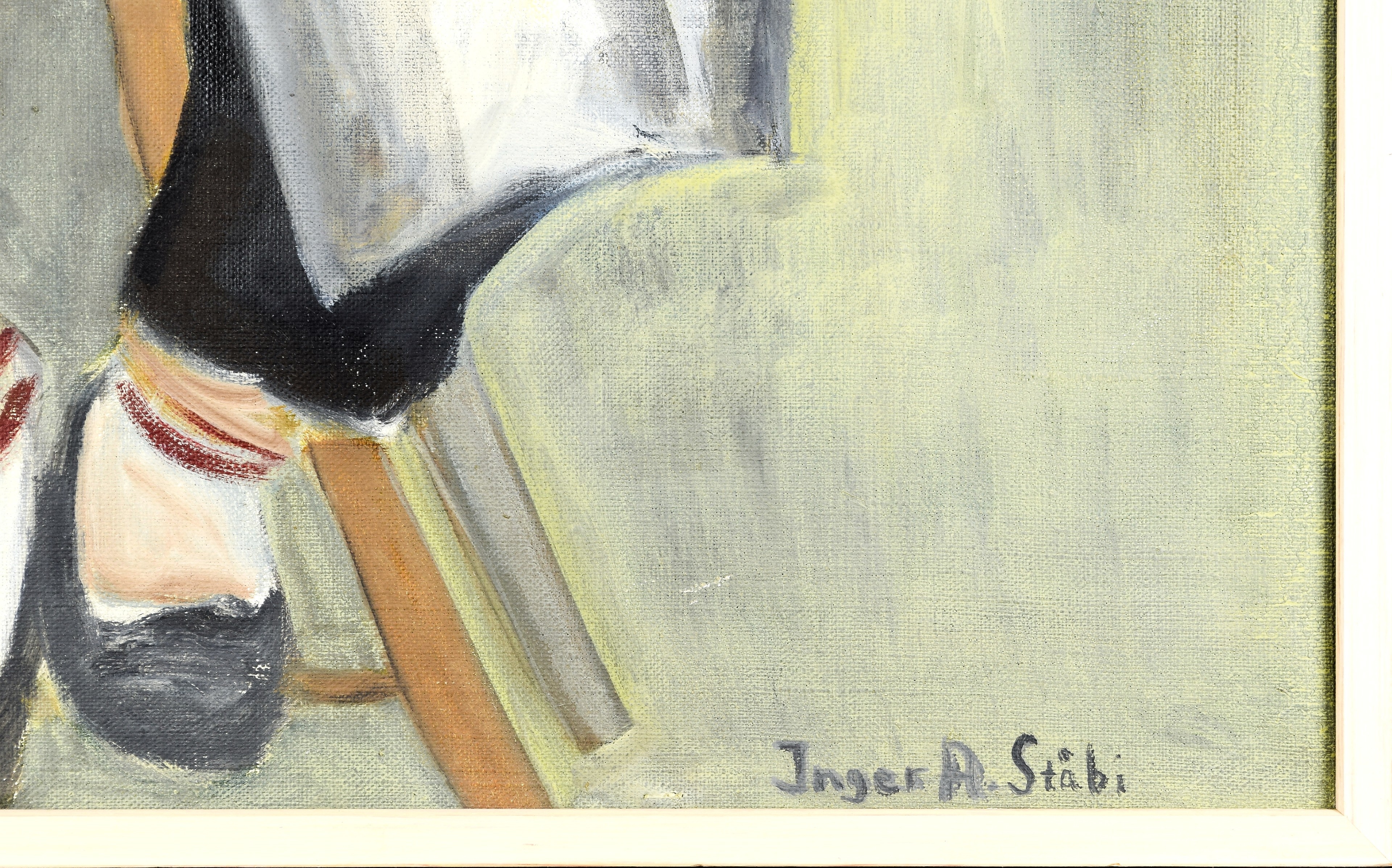 Inger Ståbi | 125 Inger Ståbi Olja på duk (1948) | MutualArt