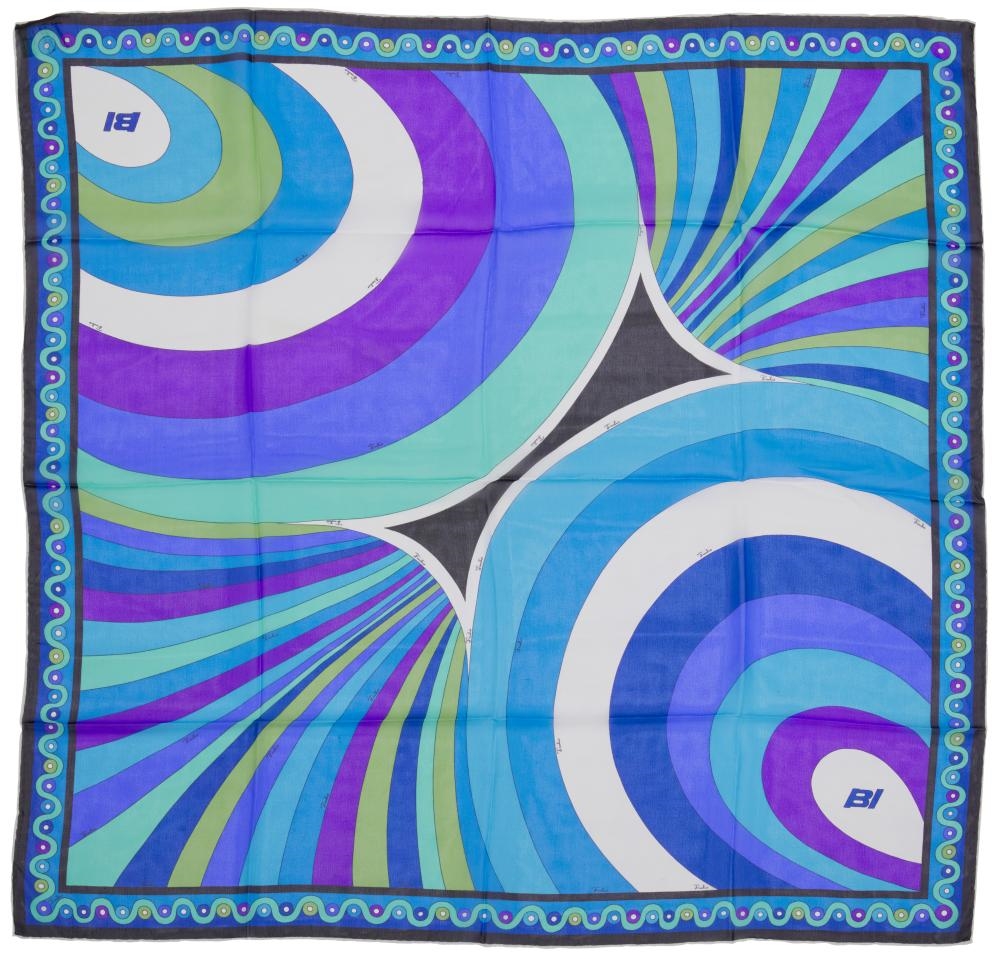 Emilio Pucci | Two Emilio Pucci for Braniff International silk chiffon ...