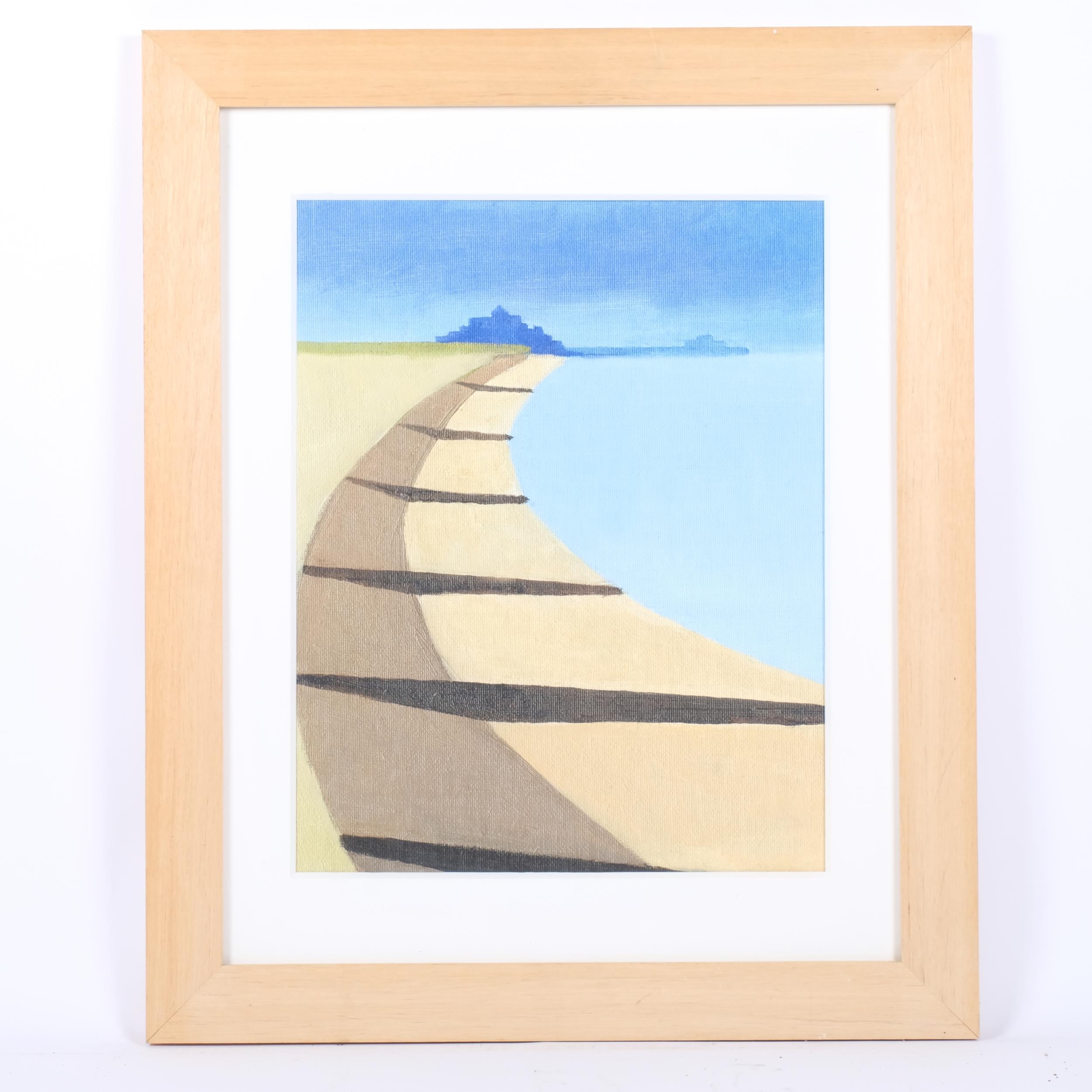 Stan Rosenthal | view along East Sussex coast | MutualArt