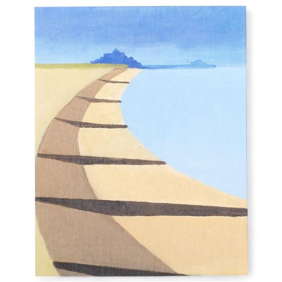 Stan Rosenthal | view along East Sussex coast | MutualArt