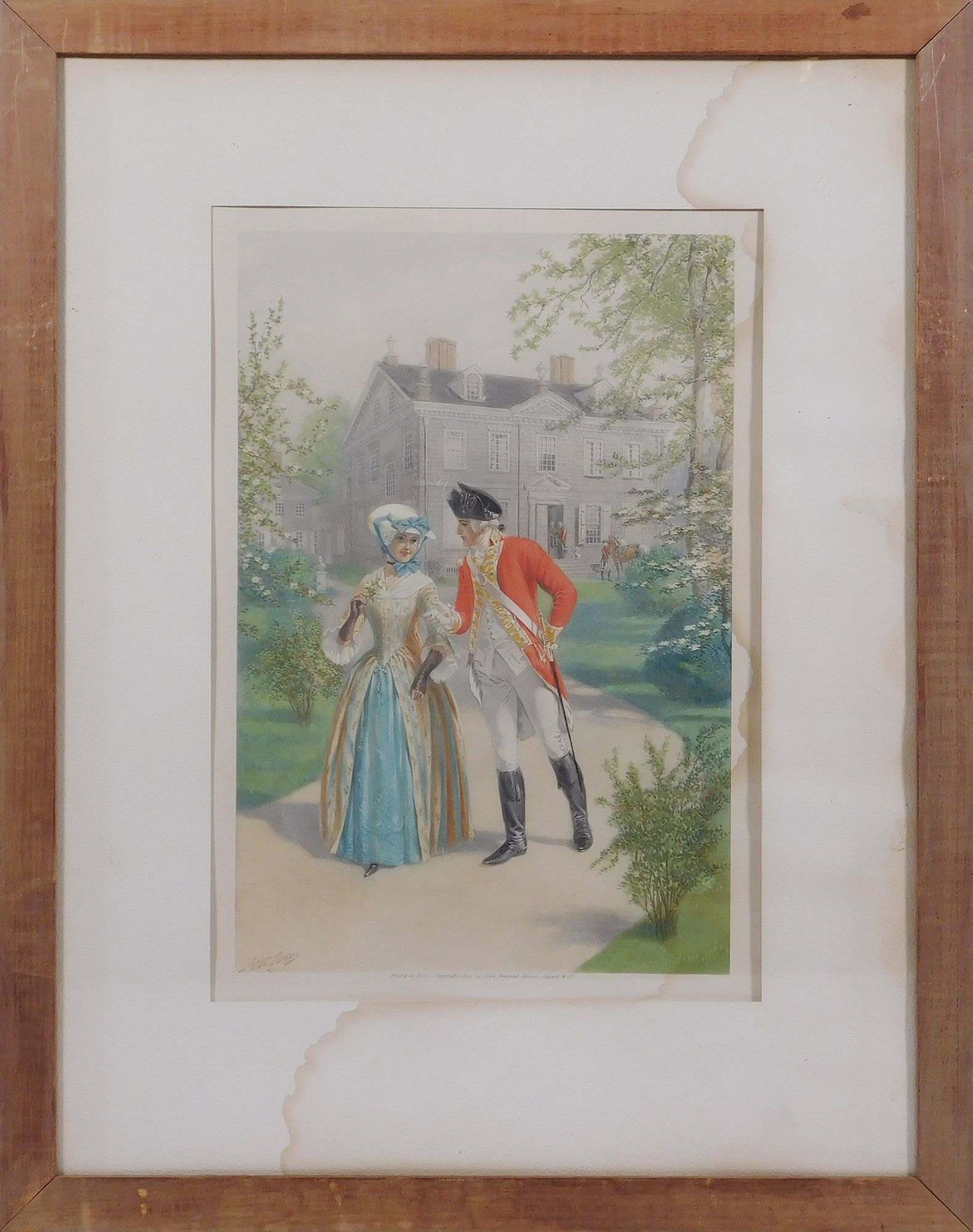 Henry Alexander Ogden | British Officer Courting a Philadelphia Lady ...