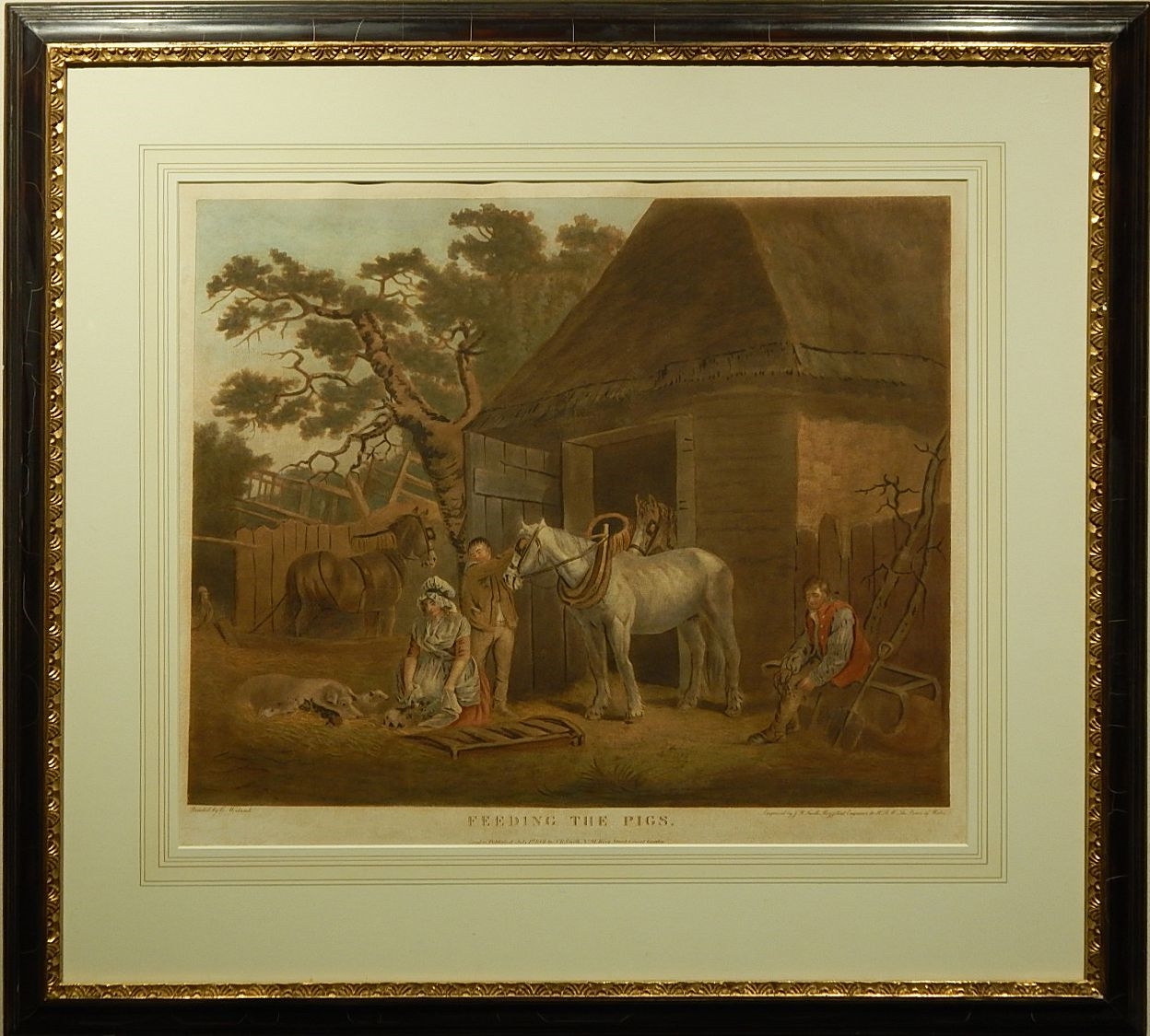 John Raphael Smith | Feeding the Pigs (1801) | MutualArt