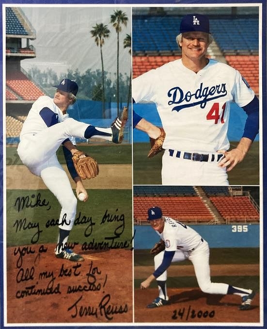 Jerry Reuss | Jerry Reuss - Hand Signed Jerry Reuss Poster | MutualArt