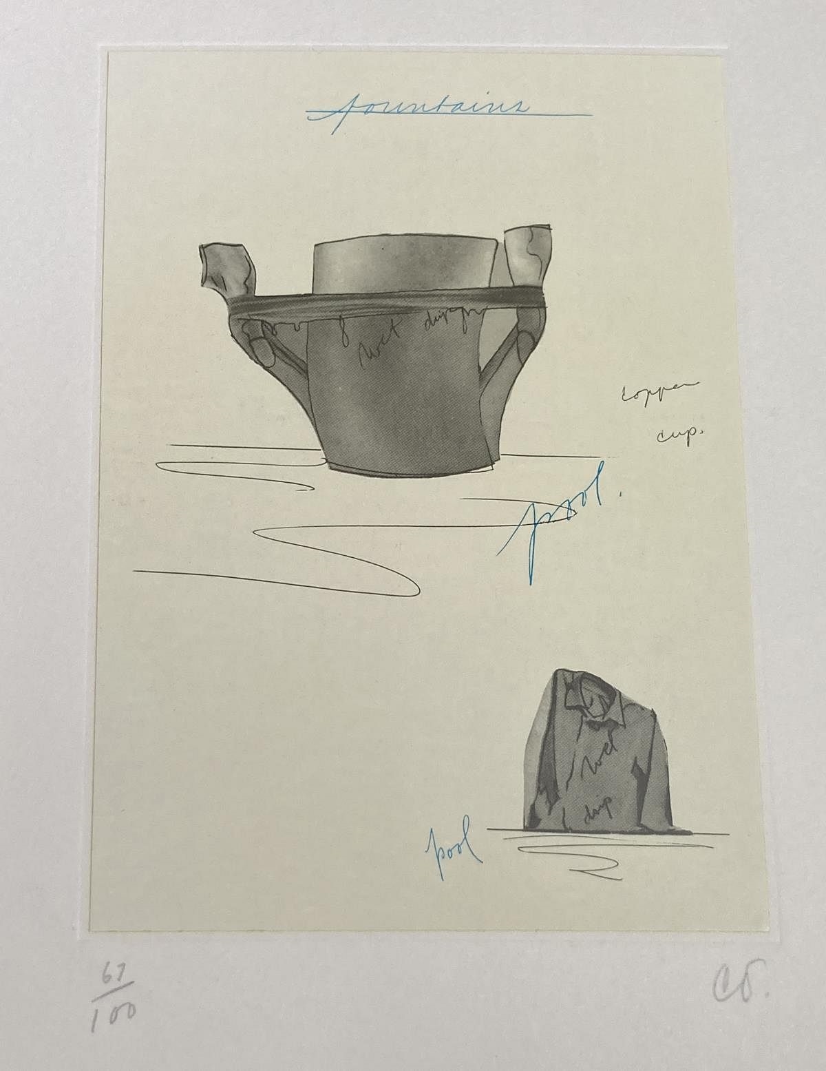 Claes Oldenburg | Claes Oldenburg - Notes in Hand 6 (1972) | MutualArt