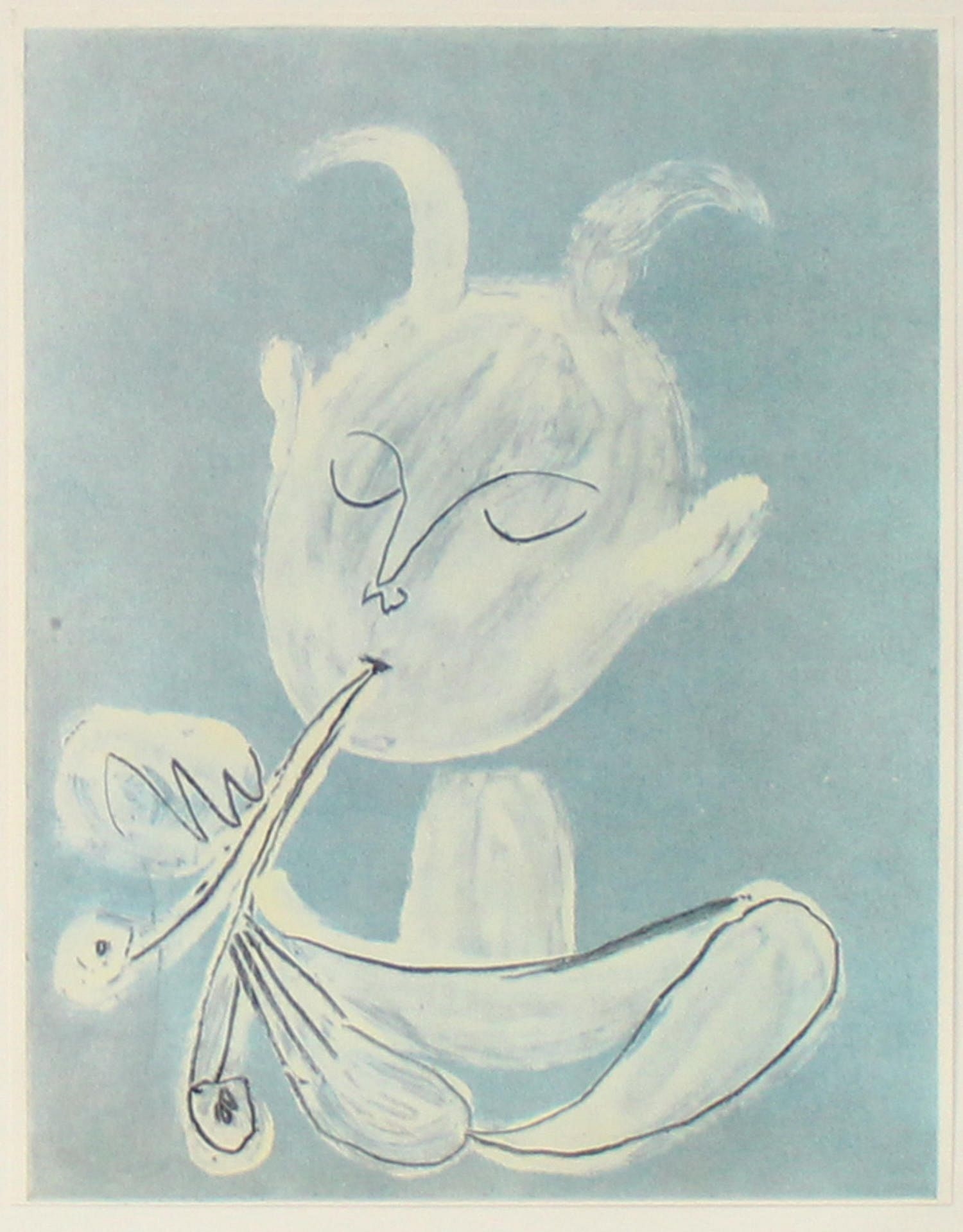 Pablo Picasso | Pablo Picasso - Untitled (Faun with Double Flute (1948 ...